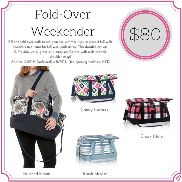 thirty-one | Bags | Thirtyone Fold Over Weekender | Poshmark